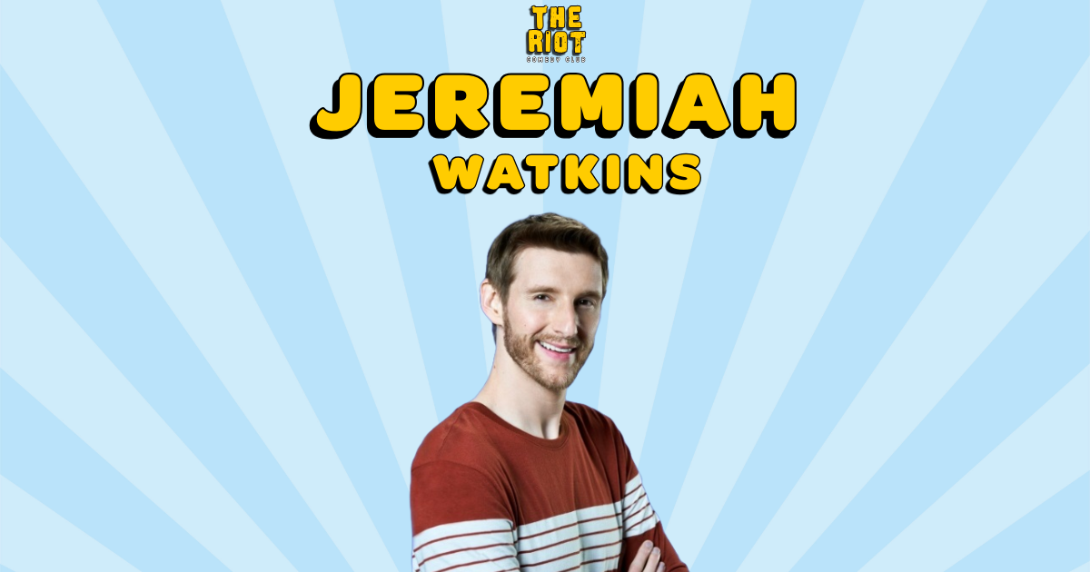 Jeremiah Watkins Headlines The Riot Comedy Club on Friday and Saturday ...